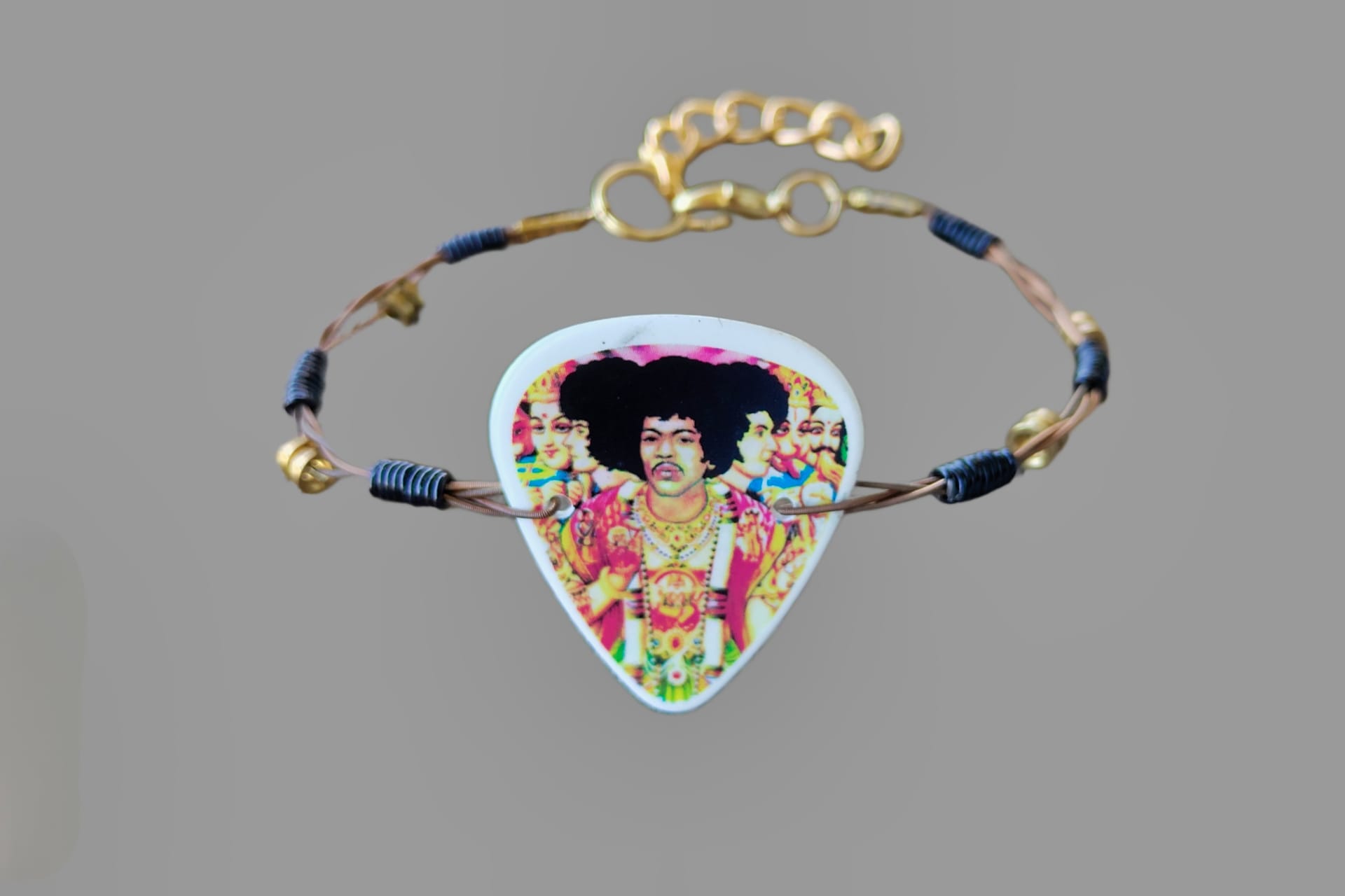 Jimi Hendrix "Axis" Guitar String Bracelet - Restrumed.com - Upcycled ...